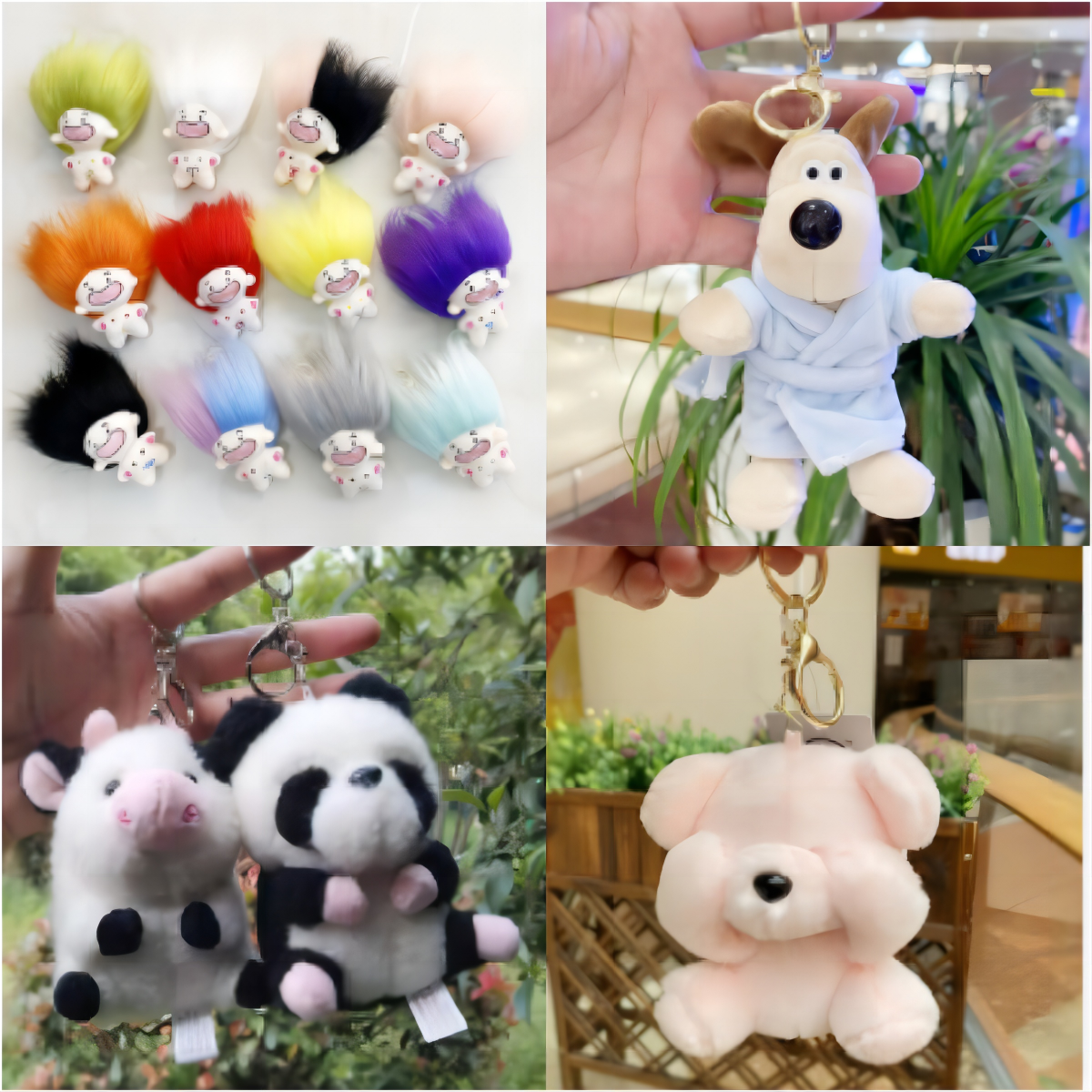 10-20CM China Popular Cute Animal Plush Keychain - UNION SOURCE-TRNDS ...