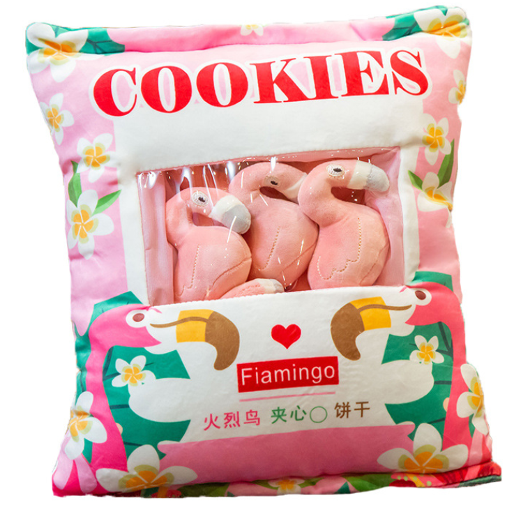Big Plush Snack bag Inside With Cute Animal Mini Plush Toy - UNION ...