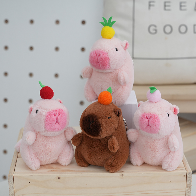China Hot Selling Cute Small Size Pink Plush Capybara Toy - UNION ...